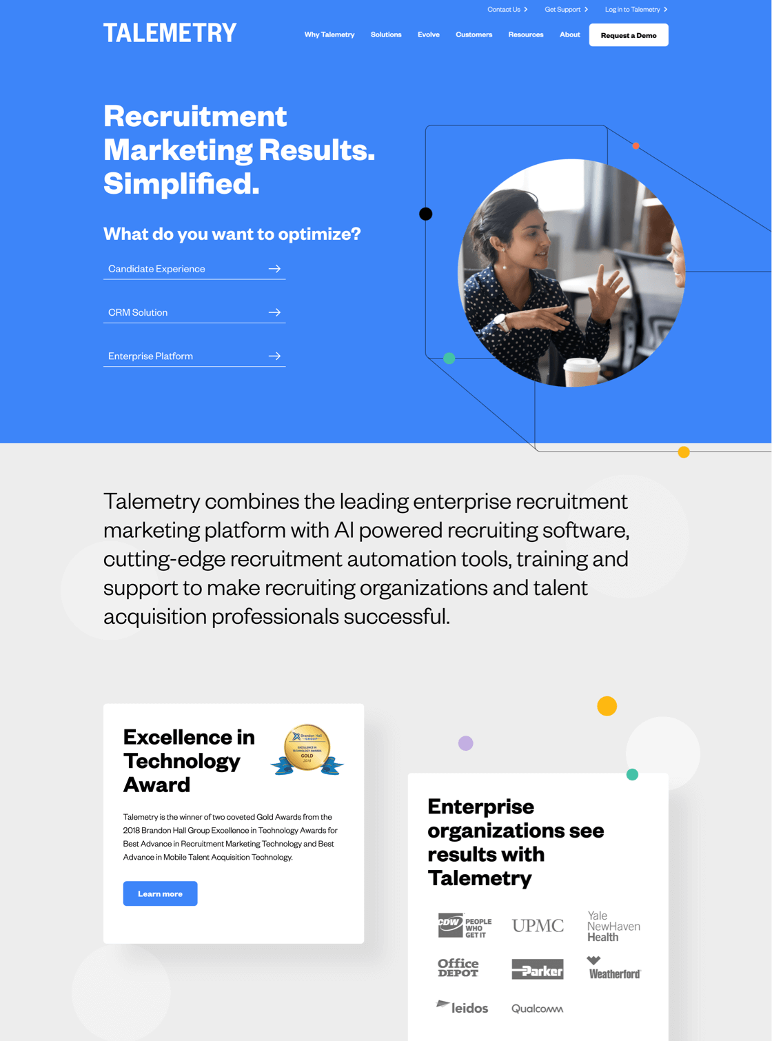 Portfolio Example: Talemetry | SmartBug Media®
